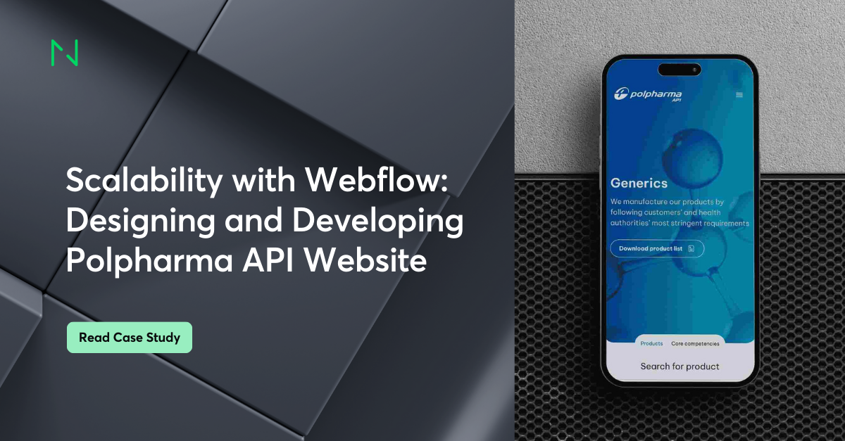 Scalability with Webflow: Designing and Developing Polpharma API Website